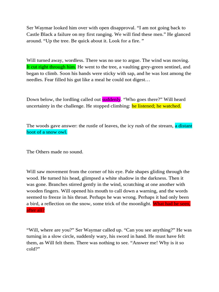 Descrpting Writing Sample 2 | PDF