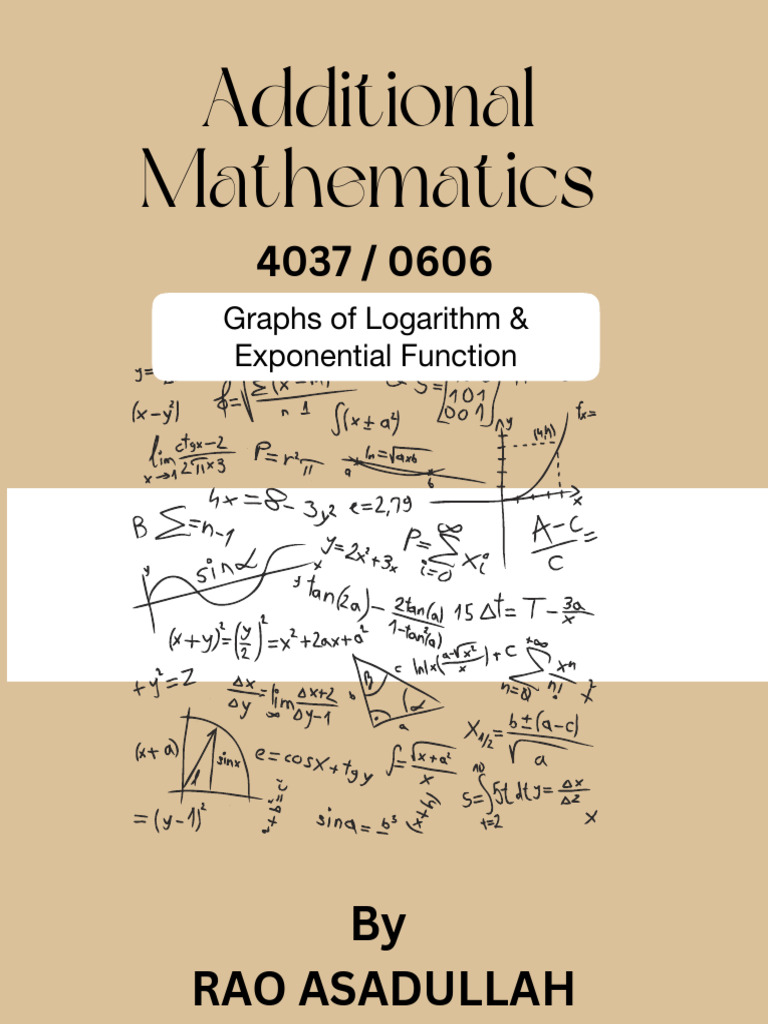 Graphs Of Logarithm And Exponential | PDF | Mathematical Analysis ...