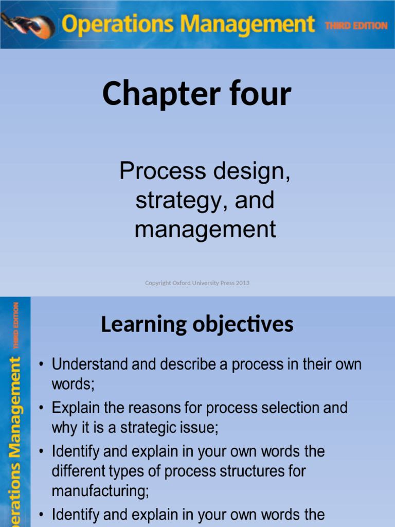 3 - Process Design, Strategy & Management | PDF | Benchmarking