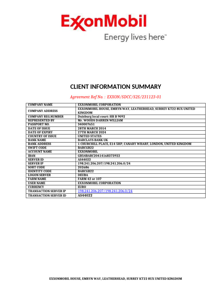Cis Exxonmobil | PDF