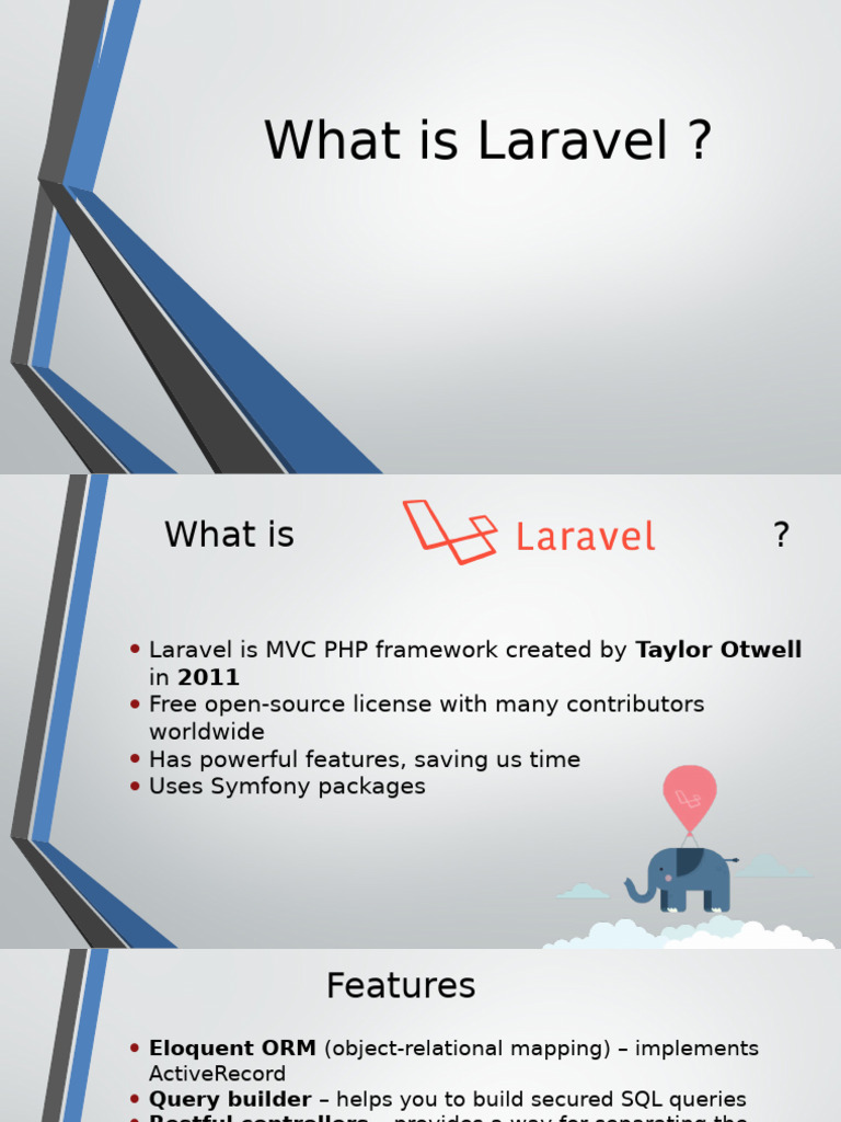 Laravel Framework Intro | PDF | Databases | Data Management