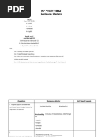 Writing Effective EBQs in AP Psychology | PDF | Major Depressive ...