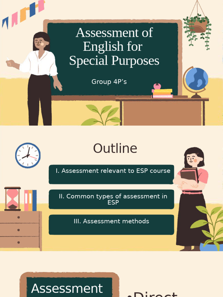 Assessment in ESP course | PDF