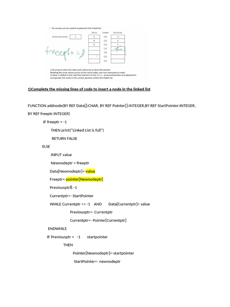 Adding Nodes in Linkedlist 1 | PDF