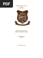 Add Math Sba | PDF | Area | Surface Area