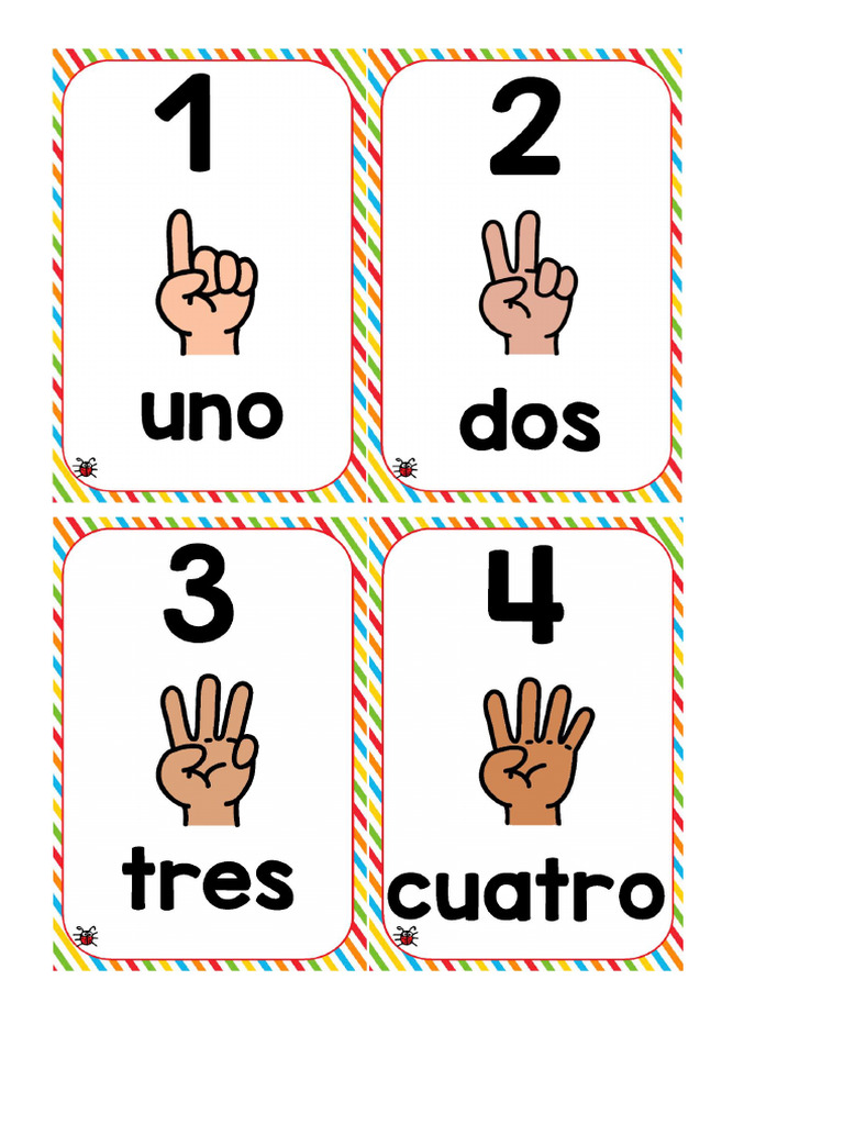 Contar Con Dedos | PDF