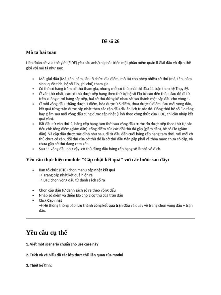 Danh Sách Các T Chuyên Môn Trong Lĩnh V C C Vua | PDF