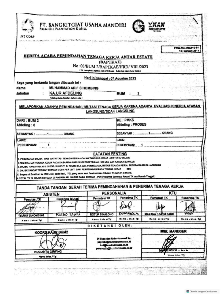 Baptke Krani Afd 8. Bum2 | PDF