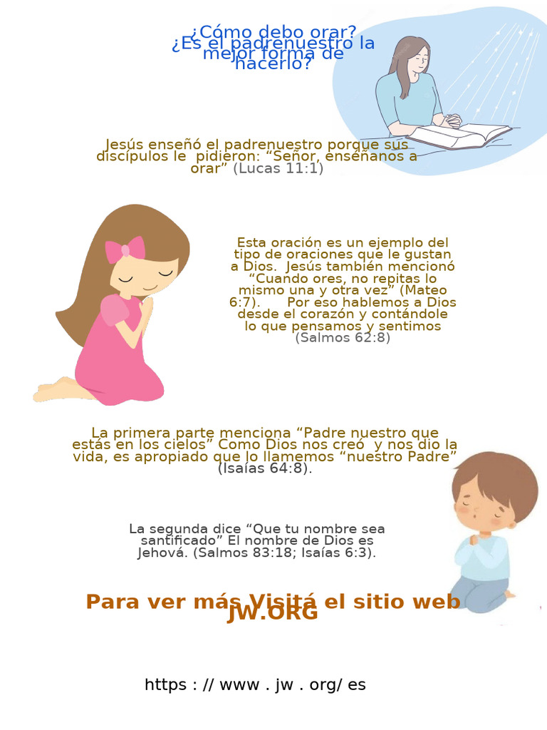 ¿Como Debo Orar | PDF