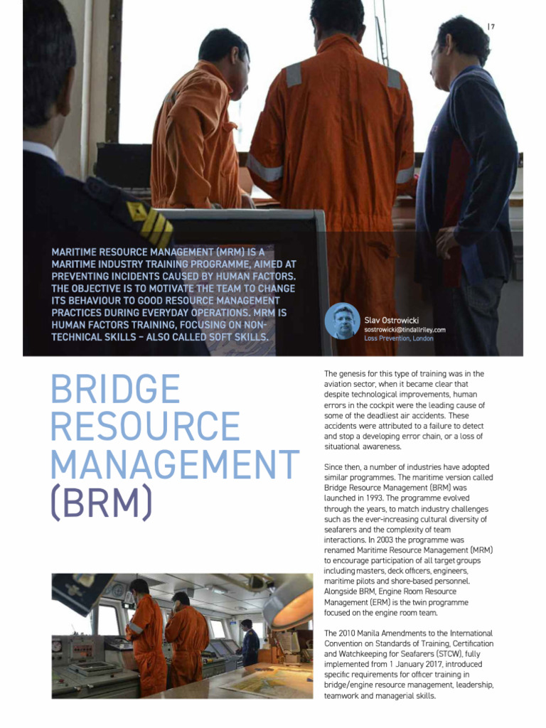 Bridge Resource Management BRM | PDF