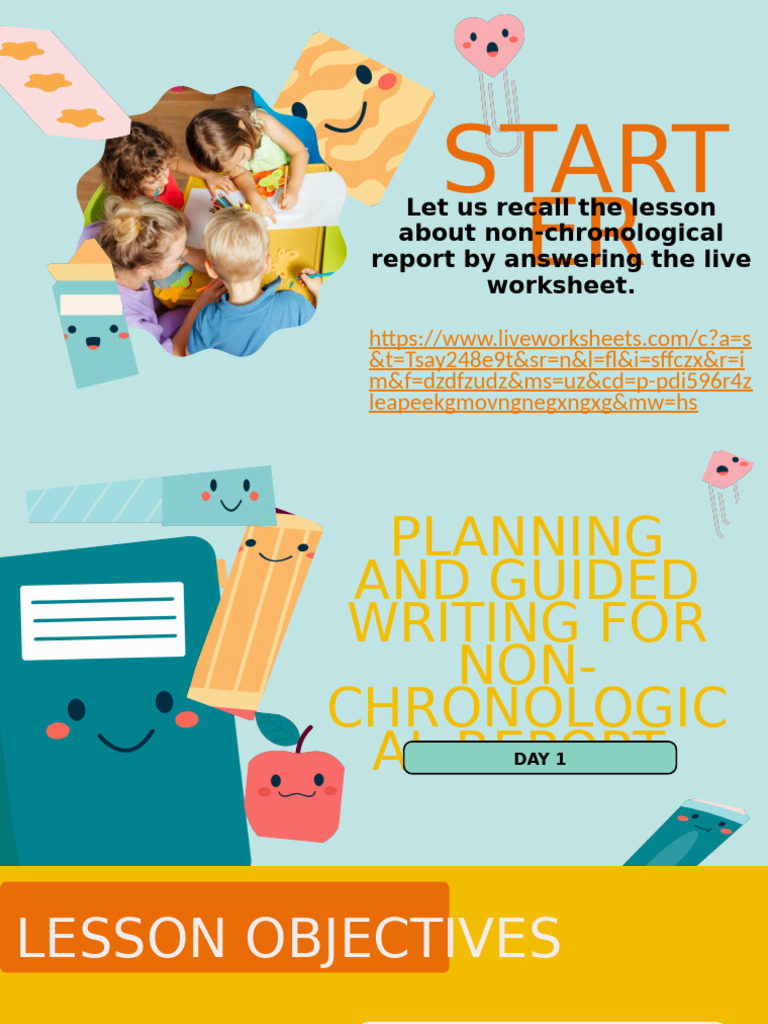 Non-Chronological Report Planning Guide | PDF