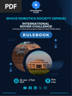ISRO 2025 Robotics Challenge Overview | PDF