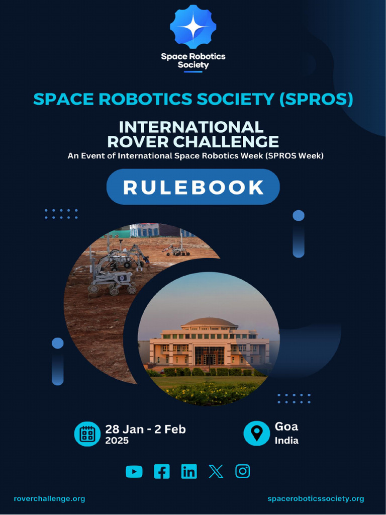 International Rover Challenge 2025 Guide | PDF | Rover (Space Exploration) | Antenna (Radio)