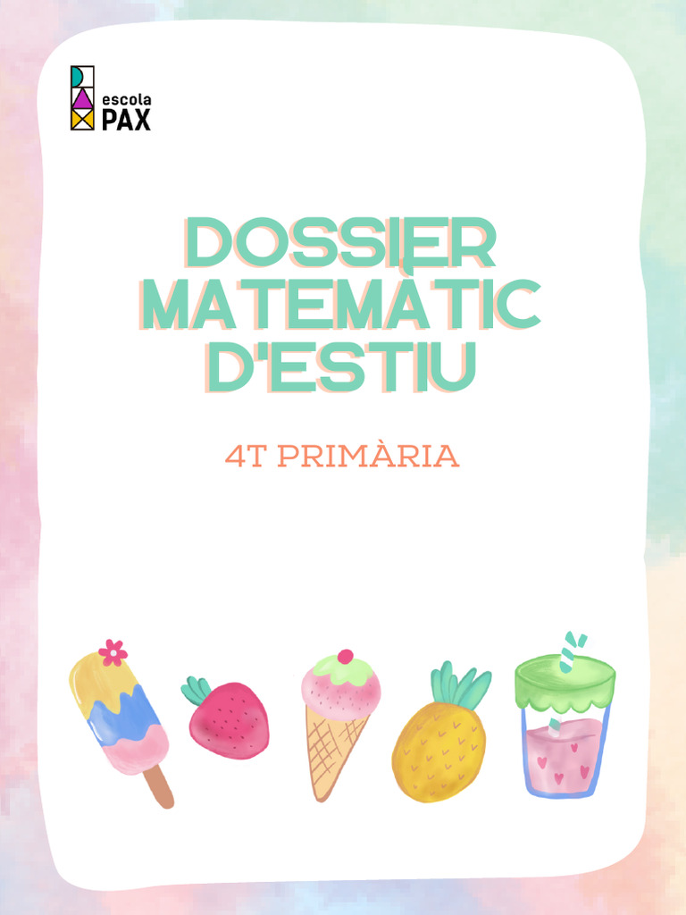 Dossier Matematic 4t | PDF
