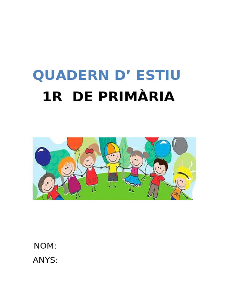 CUADERNO DE 1ro PRIMARIA | PDF