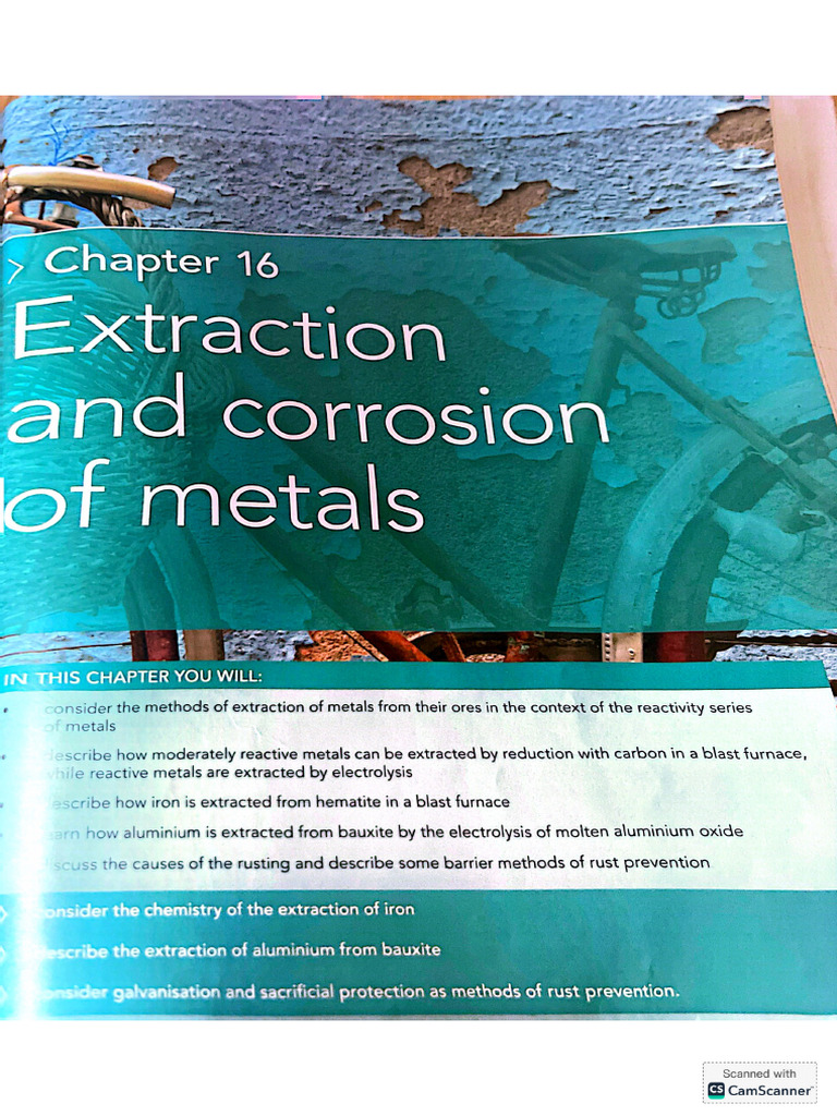 Extraction of Metals | PDF