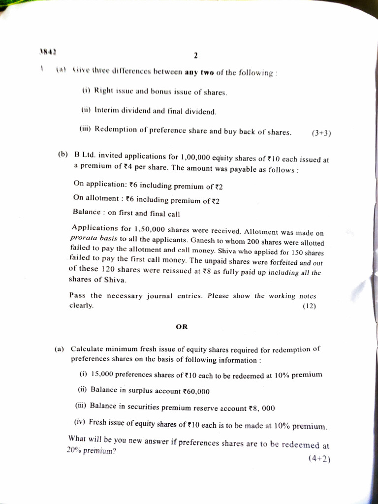 Key Differences in Share Issues and Dividends | PDF | Equity (Finance ...