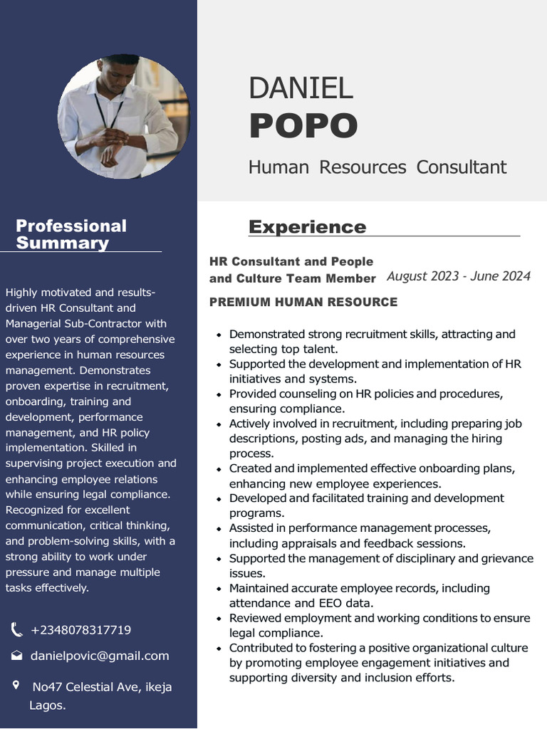 Professional CV Resume - 20240804 - 220352 - 0000 | PDF | Human ...