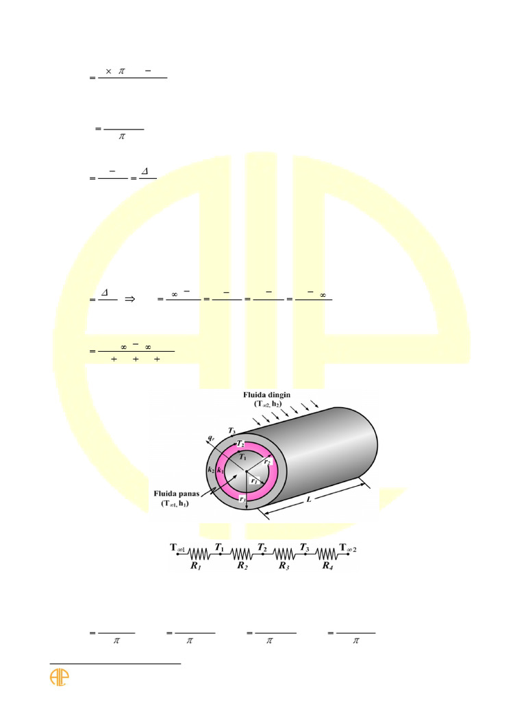 Contoh Konduksi Pada Dinding Silindris (Koreksi) | PDF