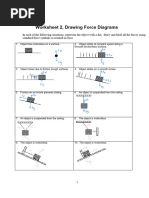 Worksheet 2, Drawing Force Diagrams | PDF