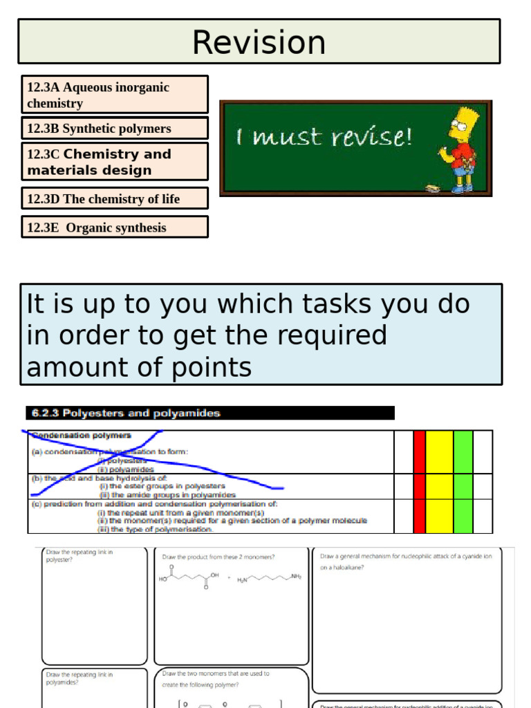 Year 9 Revision Points | PDF