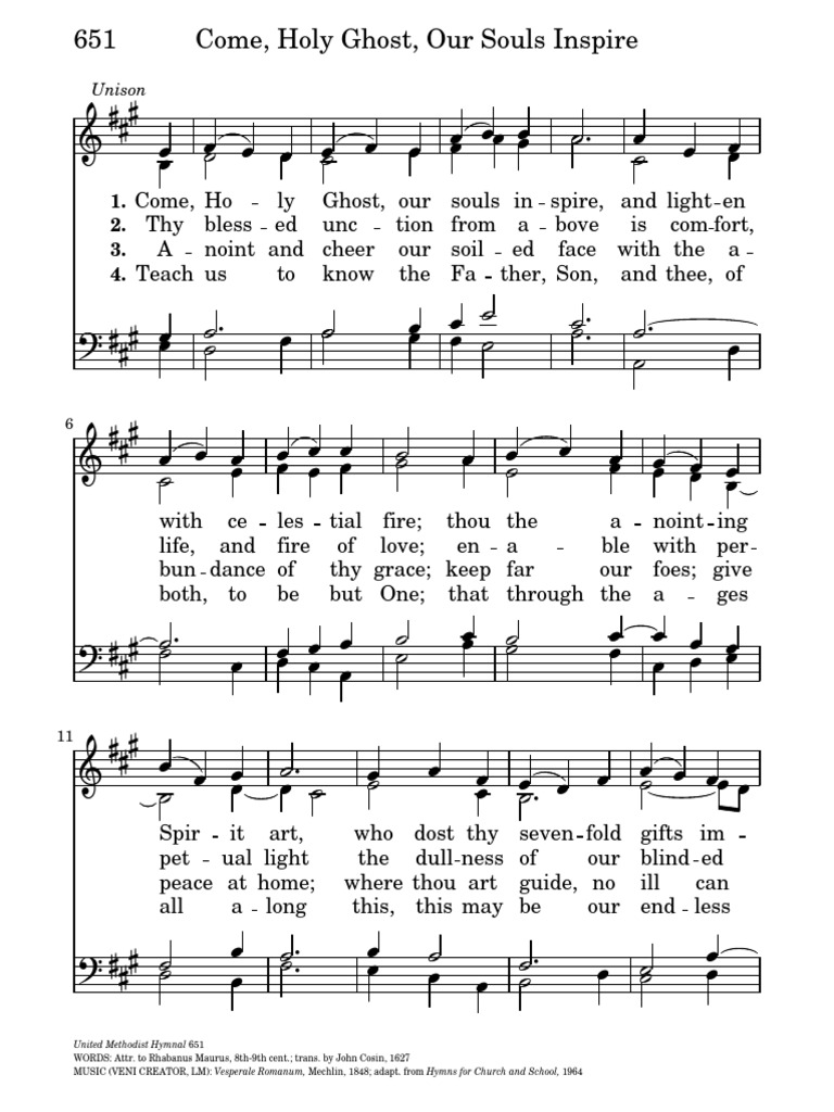 UMH 651 Accompaniment | PDF | Christian Music | Christian Songs