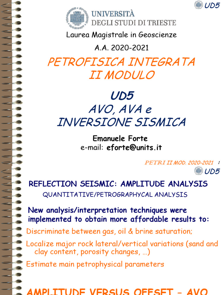 Reflection Seismic Amplitude Analysis | PDF | Reflection Seismology | Waves