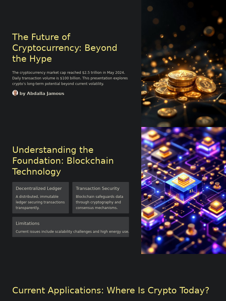Cryptocurrency Beyond The Hype A Long Term Investment Strategy