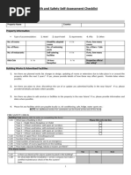 Hotel Fire Safety Checklist Template | PDF | Firefighting | Firefighter