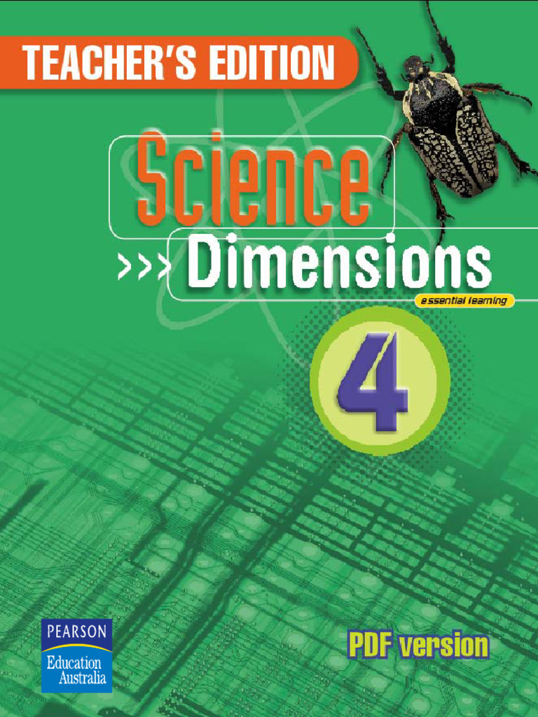 Science Dimensions 4 - Teacher's Book | PDF | Chemical Reactions | Rust
