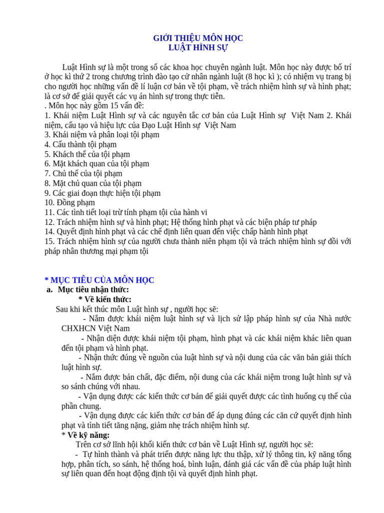 LHS - 01 - Gioi Thieu Mon Hoc LHS | PDF