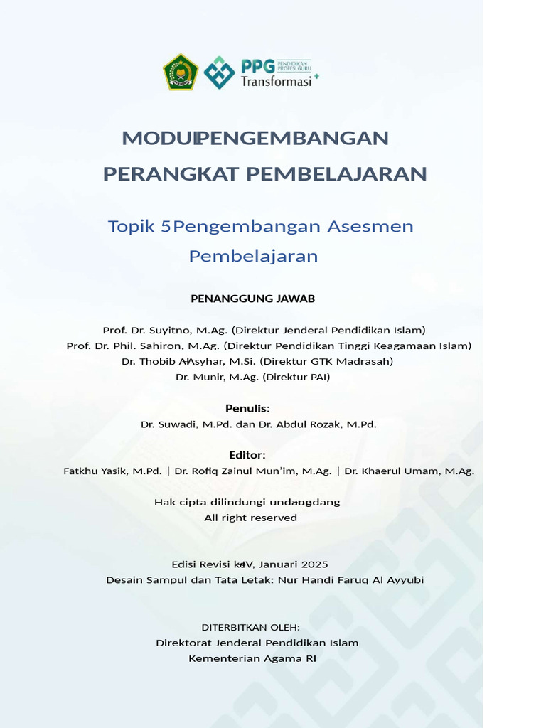 MODUL 3 PPP TOPIK 5 | PDF