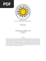 Mathematics in Football Explained | PDF | Mathematics
