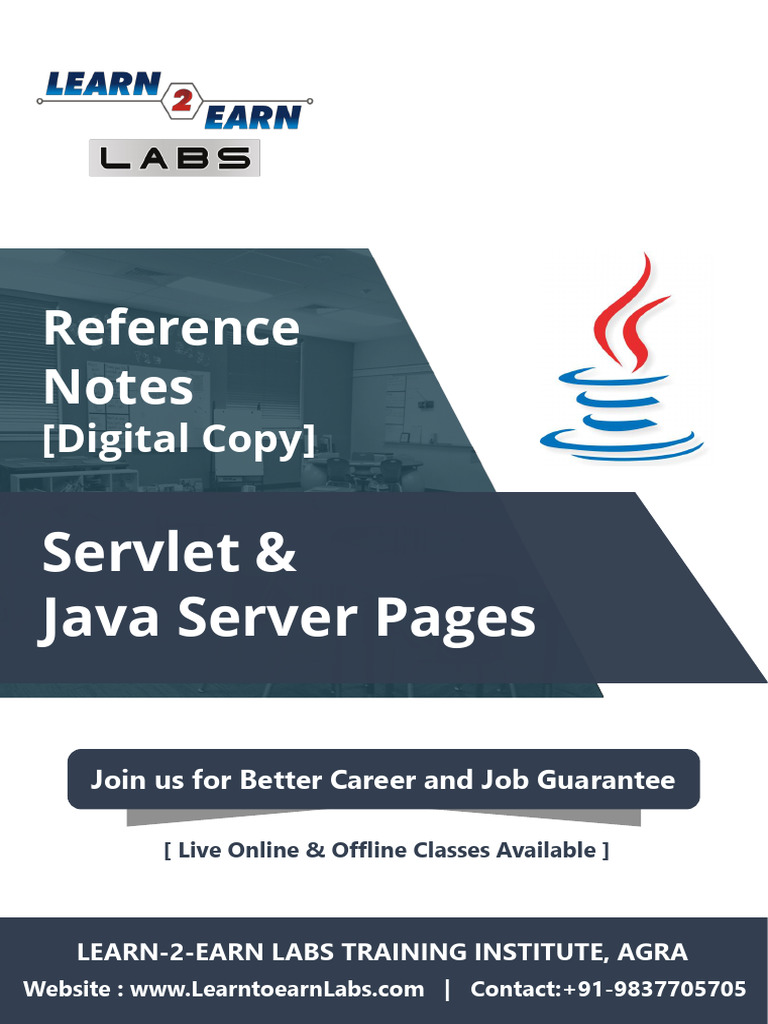 Servlet & JSP Reference Notes | PDF | Java (Programming Language ...