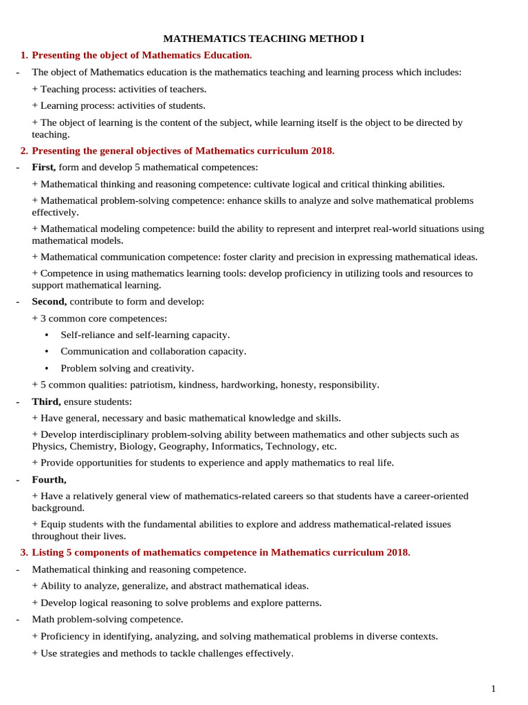 ĐỀ CƯƠNG ÔN TẬP PP1 | PDF | Mathematics | Mathematical Proof