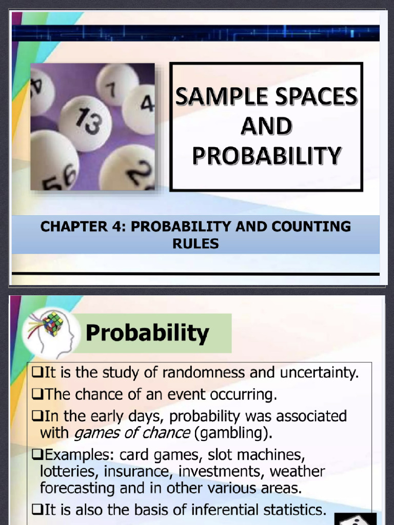 Probability and Statistics | PDF