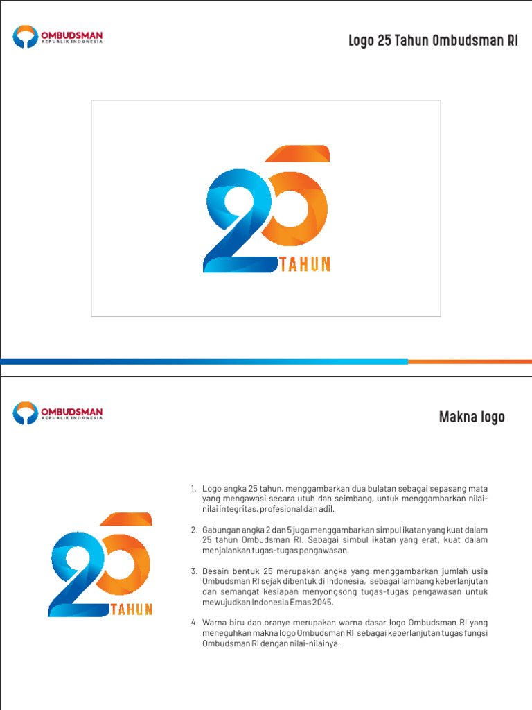 Logo 25 Tahun Ombudsman RI | PDF