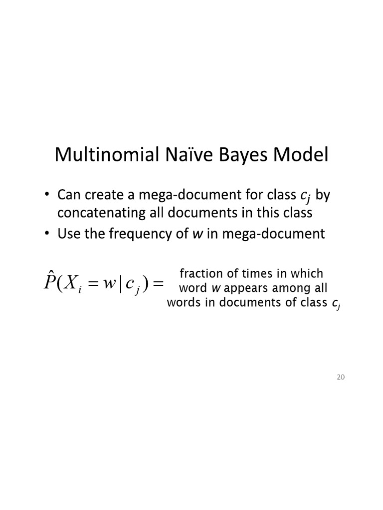 Multinomial Naive Bayes Overview | PDF