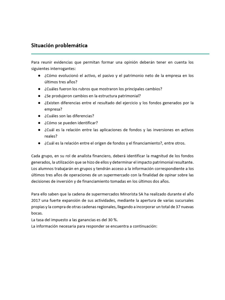 TP1 - Situación Problemática | PDF