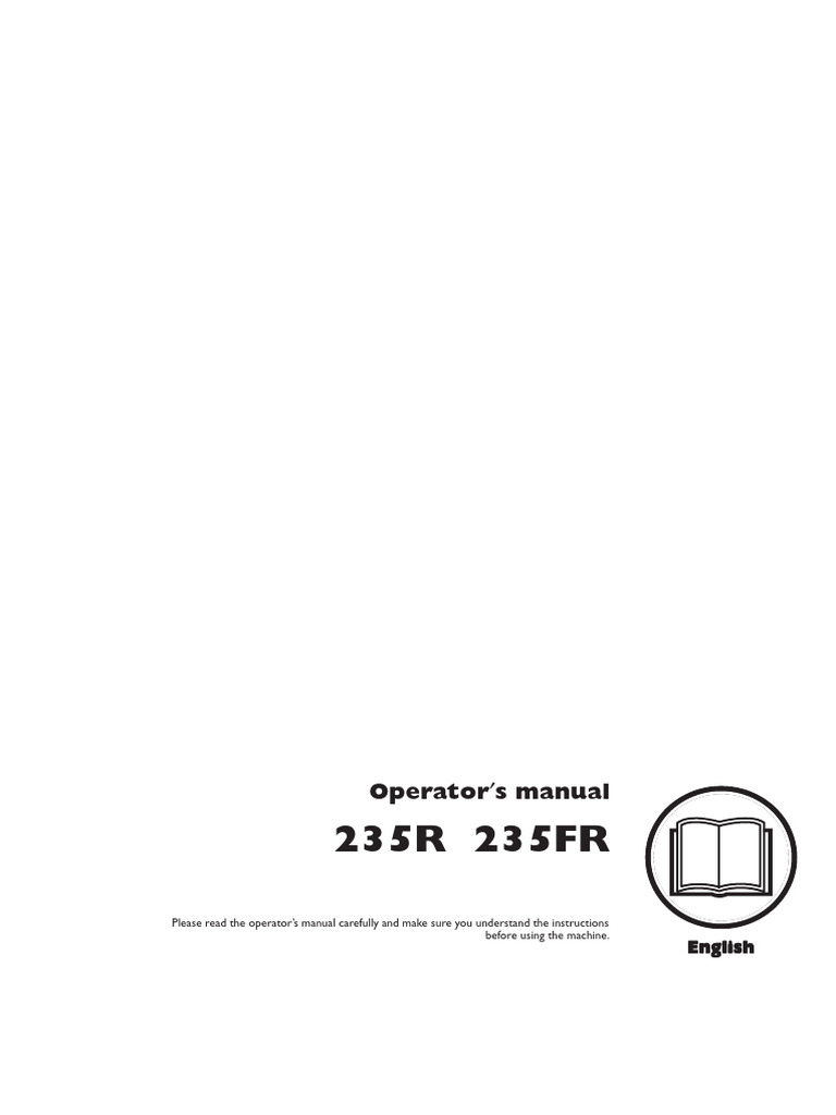Operators Manual 235r | PDF | Nut (Hardware) | Screw