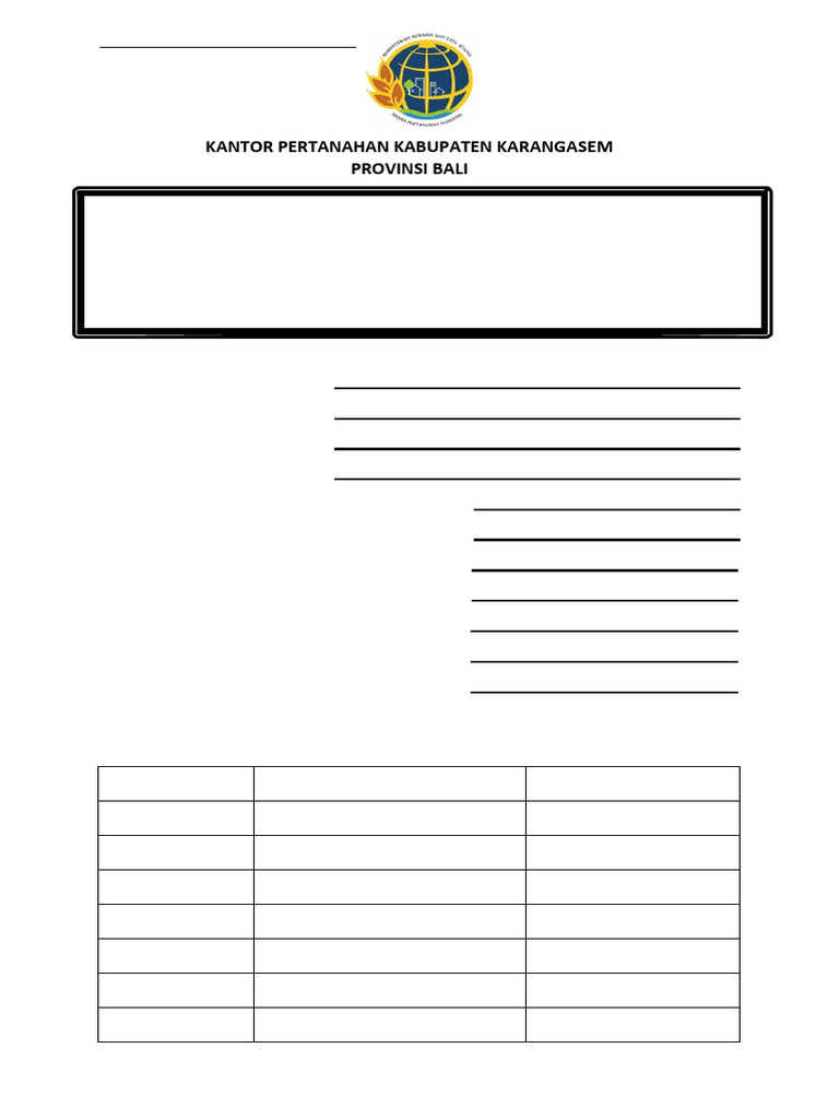 6. Formulir Permohonan Pendaftaran (Sk Pemberian Hak, Sk Perpanjangan Hak, Sk Pembaharuan Hak) | PDF