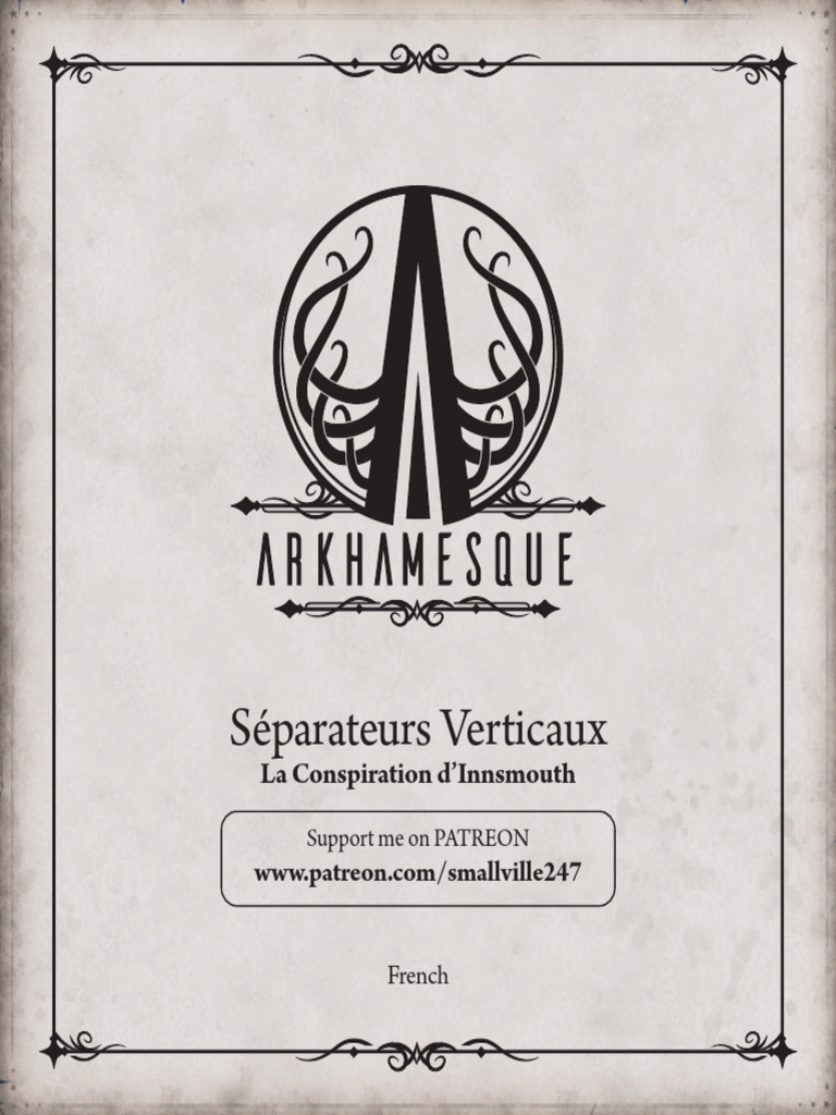 AVD La Conspiration Dinnsmouth | PDF | H. P. Lovecraft | Cthulhu Mythos