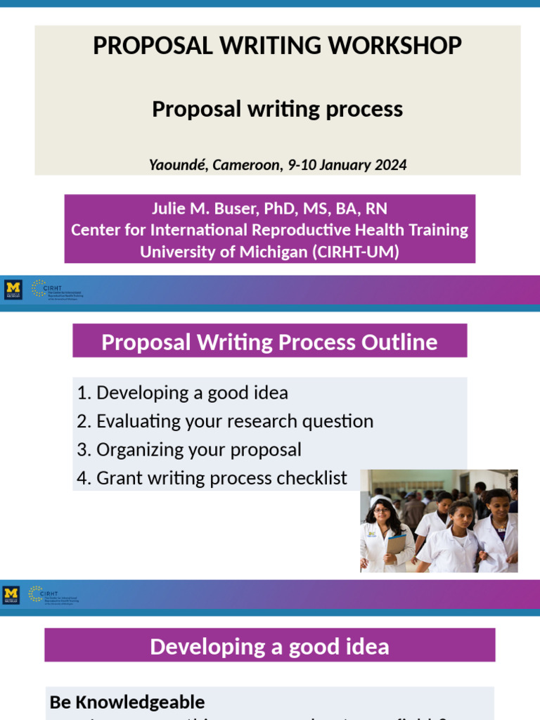 2 Proposal Writing Grant Writing Process Cameroon | PDF | Data ...