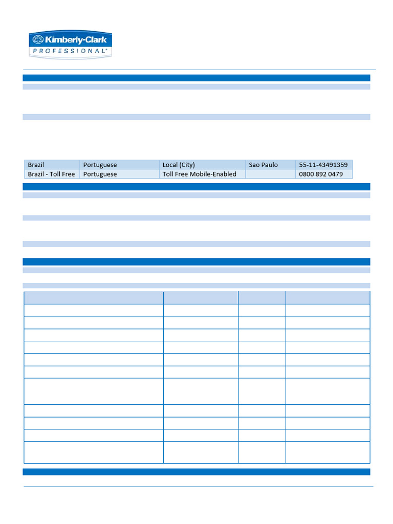 FISPQ Scott Pure Spray 400ml | PDF | Compostos químicos | Materiais