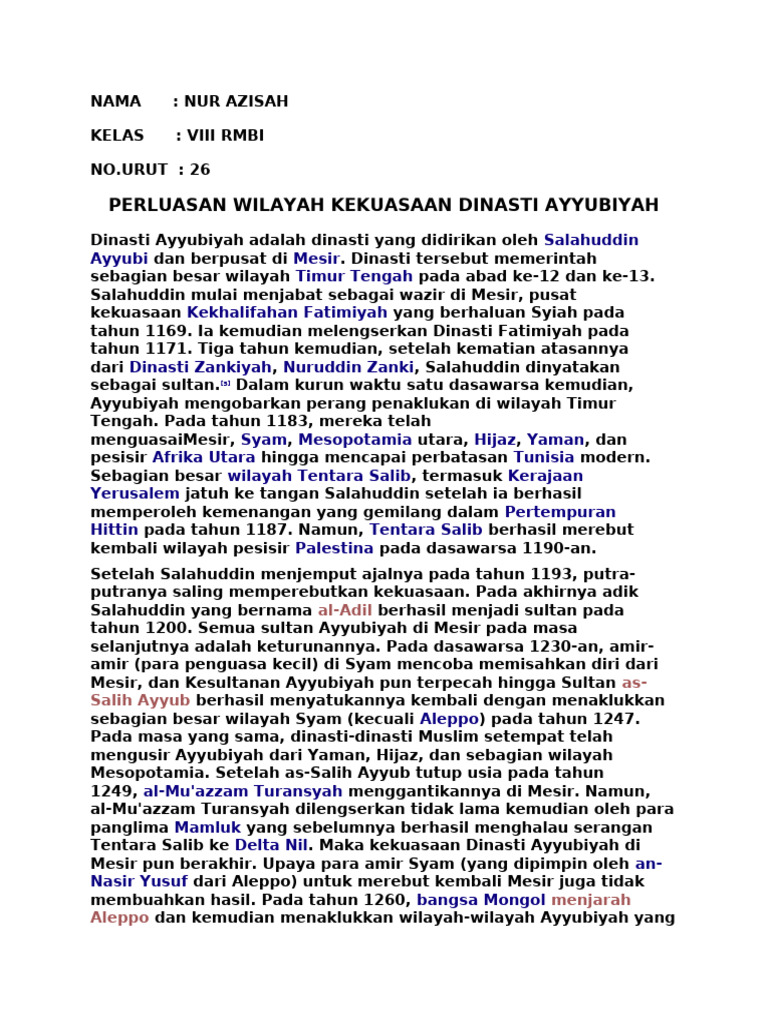 Kemenangan Salahuddin di Hittin 1187 | PDF