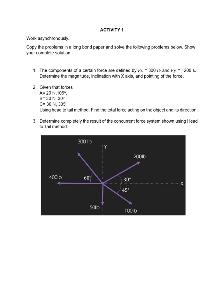 Physics Activity 1 2a | PDF