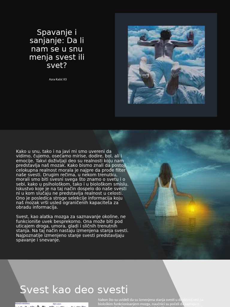 Spavanje I Sanjanje: Da Li Namseusnu Menja Svest Ili Svet?: Azra Kašić ...
