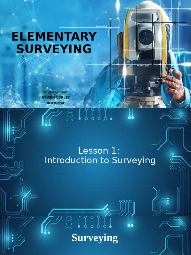 Introduction to Surveying Basics | PDF | Surveying