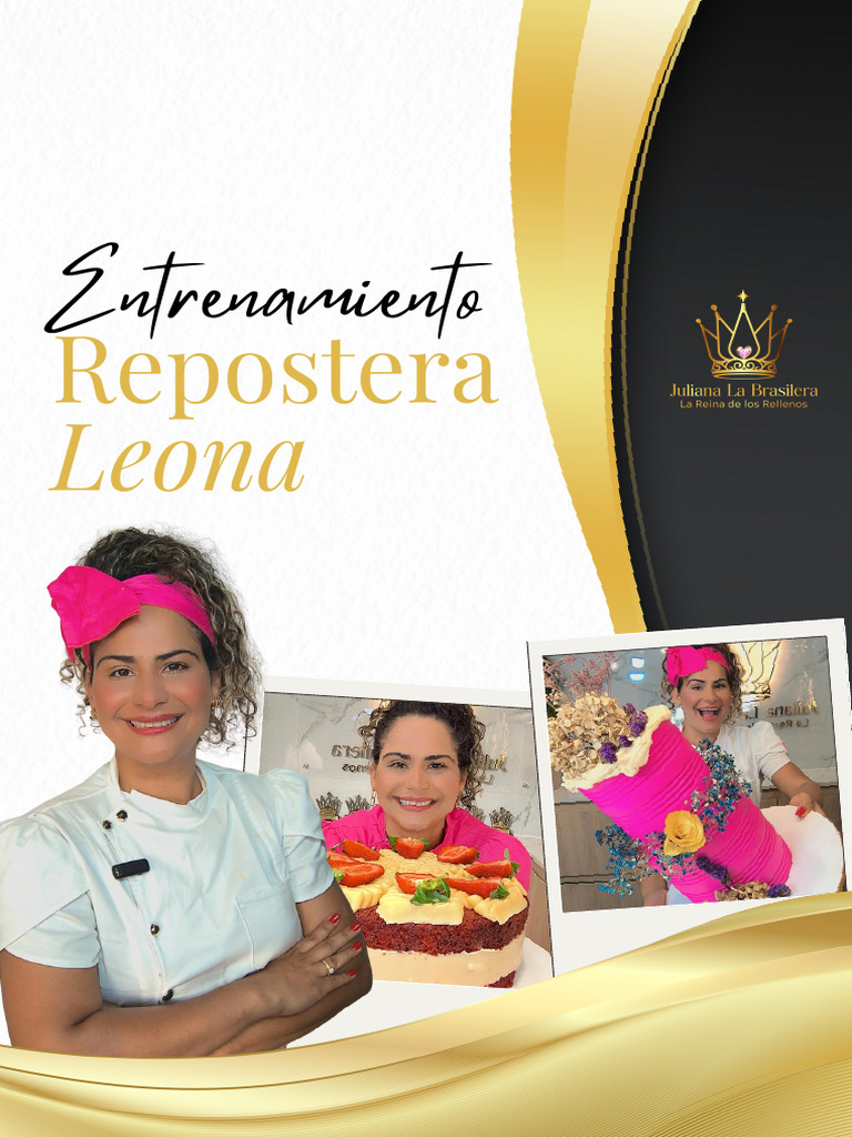 PDF Repostera Leona | PDF | Pasteles | Confitería
