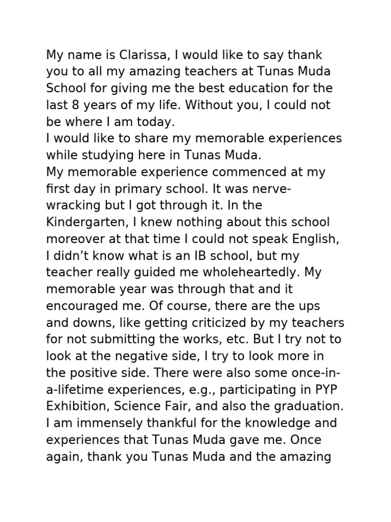 English Speech Script (2) | PDF